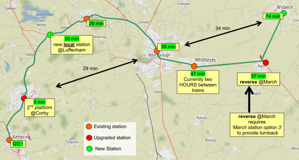 Corby to Peterborough rail link proposal | Wisbech Rail Reopening Campaign